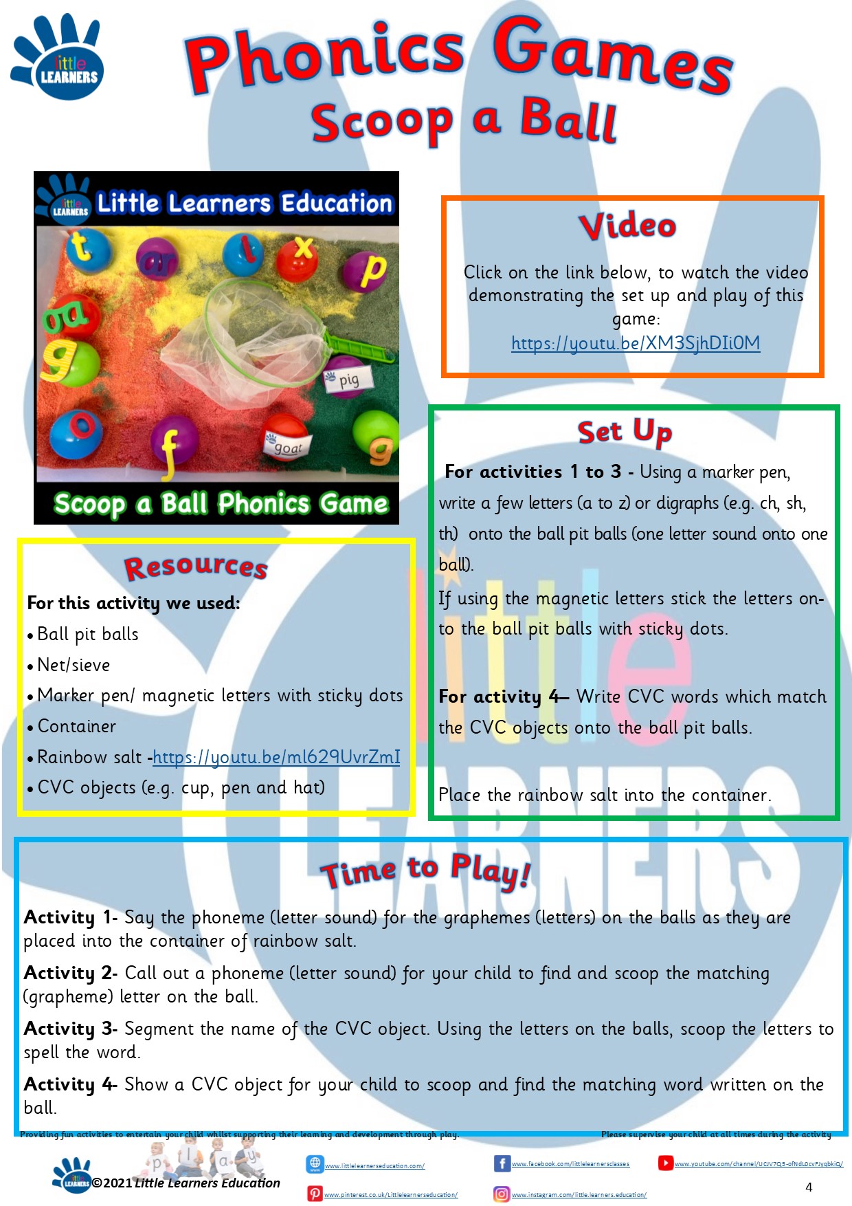 Phonics at Home - Little Learners Education